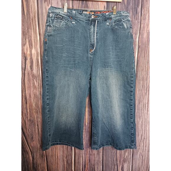 Akademiks | Shorts | Akademiks Shorts Mens 38 Blue Denim Jorts Hip Hop ...